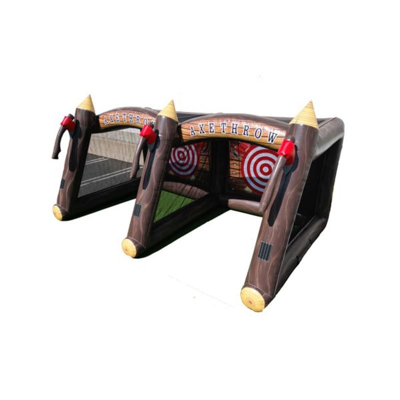 Bouncing Angels Lumberjack 2 Player Axe Throw Inflatable Game — Blow Up ...